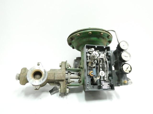 FISHER V200 1052 PNEUMATIC STAINLESS WAFER CONTROL VALVE 2IN 150