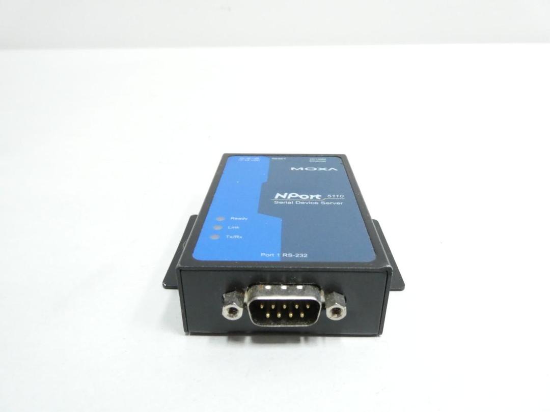 MOXA NPORT 5110 SERIAL DEVICE SERVER 12-48V-DC 10/100M