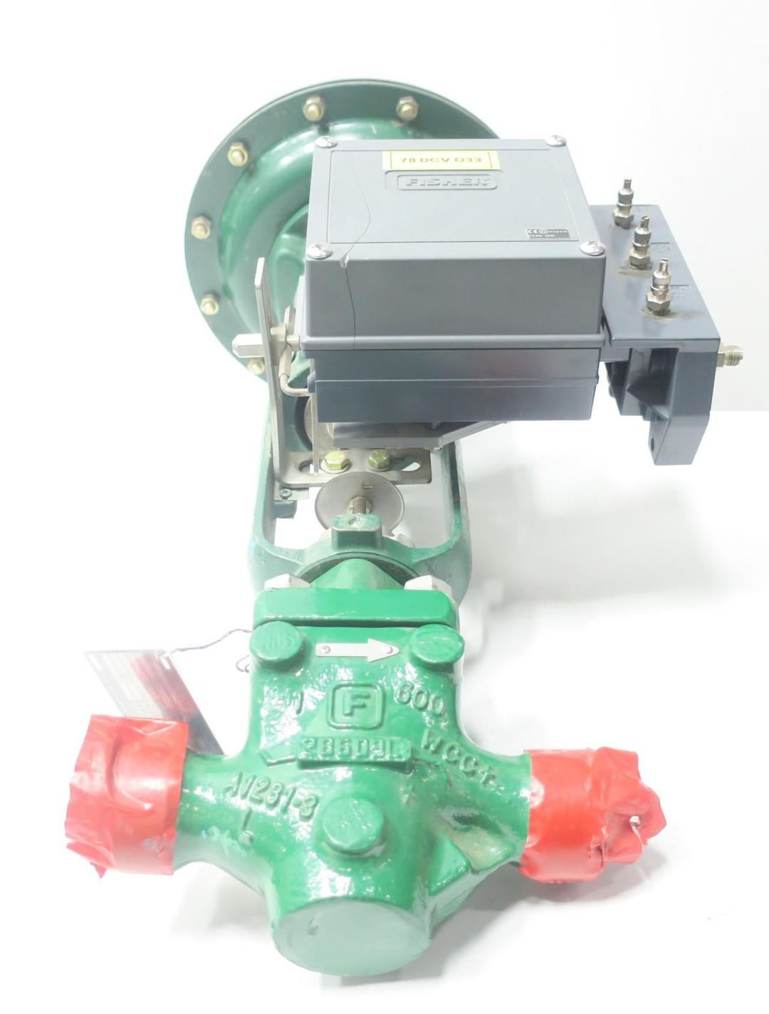 FISHER CP 667 3582C PNEUMATIC STEEL CONTROL VALVE 1IN NPT 600