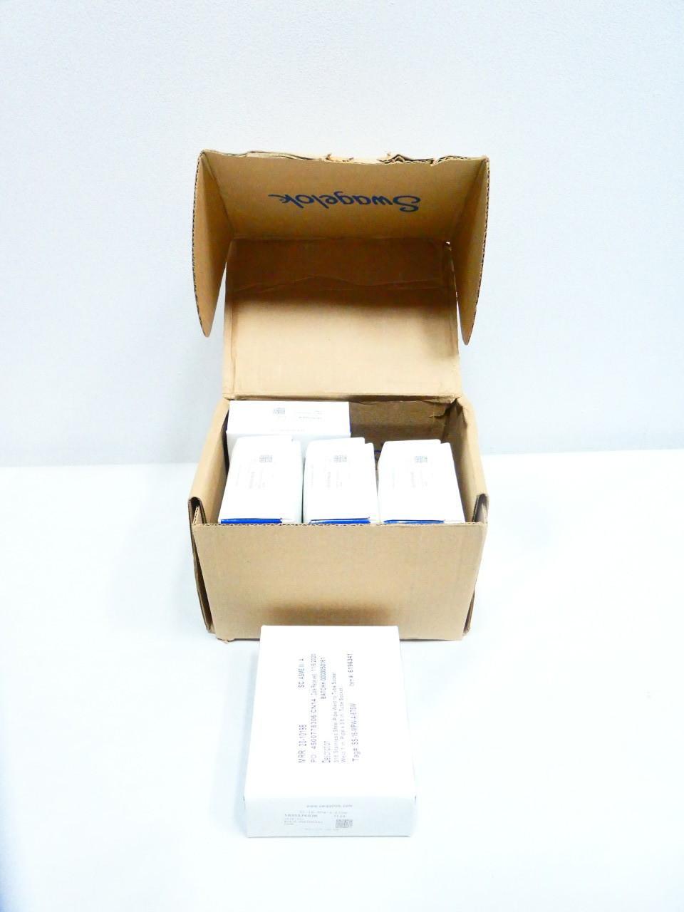 BOX OF 75 SWAGELOK SS-16-MPW-A-6TSW STAINLESS PIPE ADAPTER 1IN X 3/8IN