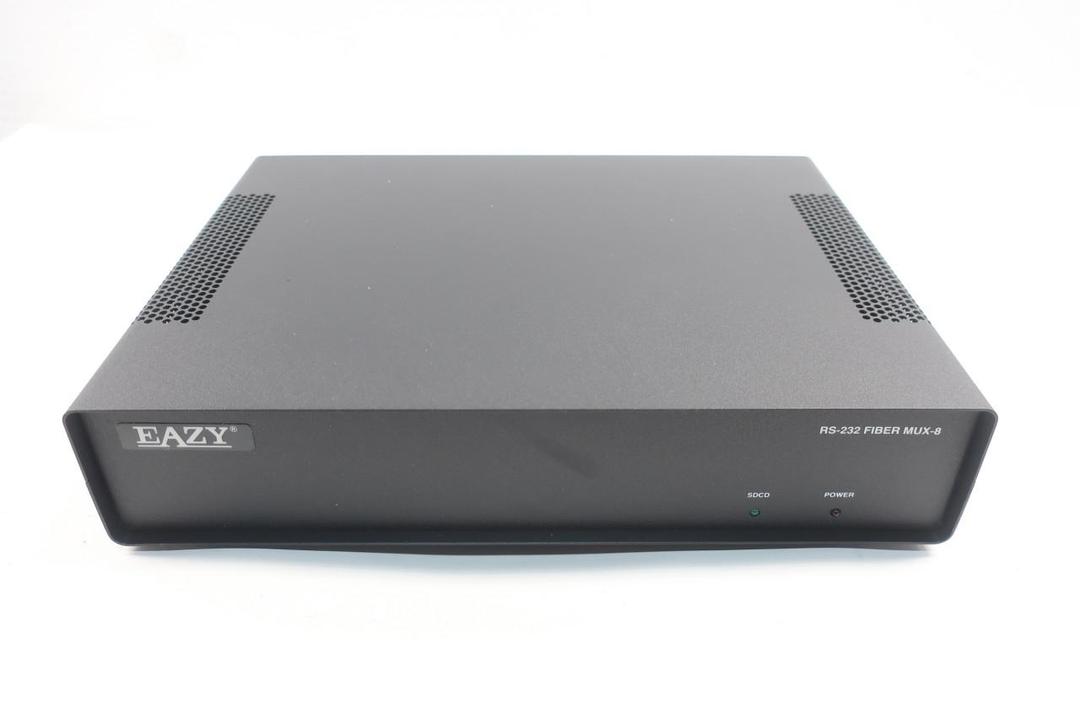 EAZY FIBER MUX-8 RS-232 FIBER OPTIC MULTIPLEXER