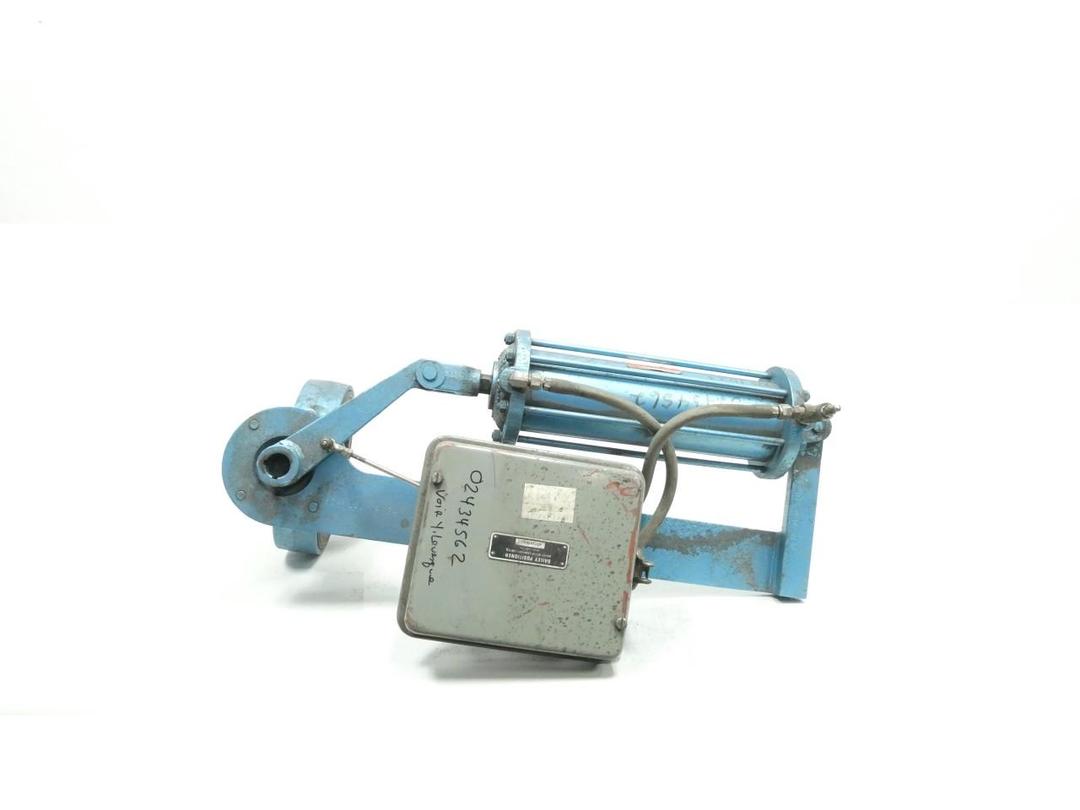 KEYSTONE 1000 PNEUMATIC STEEL WAFER BUTTERFLY VALVE 8IN