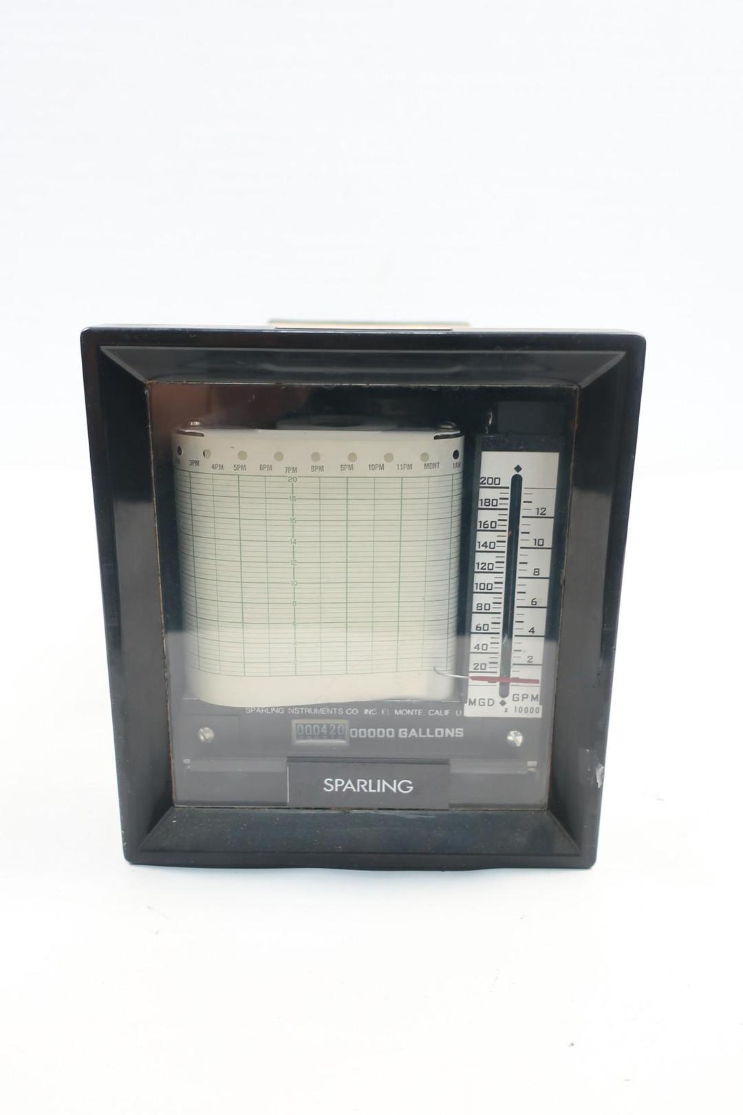 SPARLING INSTRUMENTS 219-M SR-219-B00-51X-X CHART RECORDER
