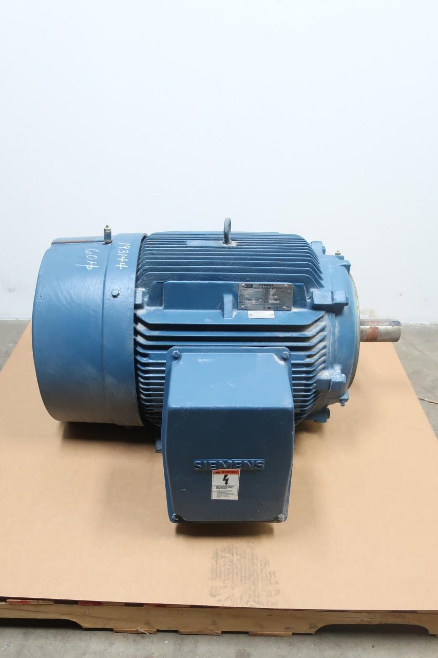 SIEMENS 1LA03644ES41 RGZEESD NEMA PREMIUM MOTOR 364TC 3PH 60HP 1780RPM ...