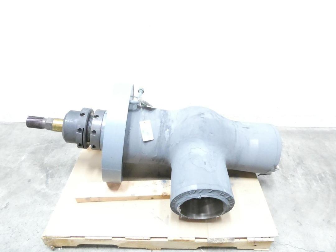 SULZER DA200I/1 STEEL BUTT WELD ANGLE BODY GLOBE VALVE 8IN