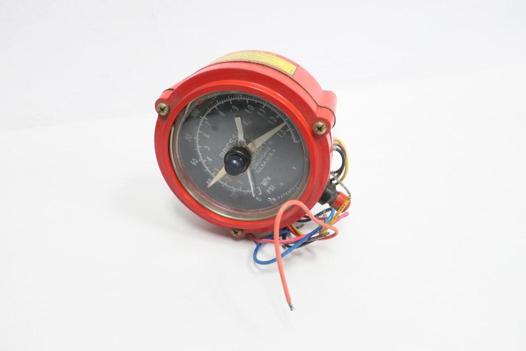 FRANK W. MURPHY 45PEF-S-200 VACUUM SWITCHGAGE 250V-AC 0-200PSI