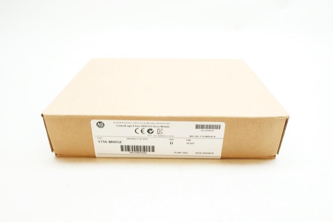 ALLEN BRADLEY 1756-M08SE CONTROLLOGIX 8 AXIS SERCOS INTERFACE MODULE SER B