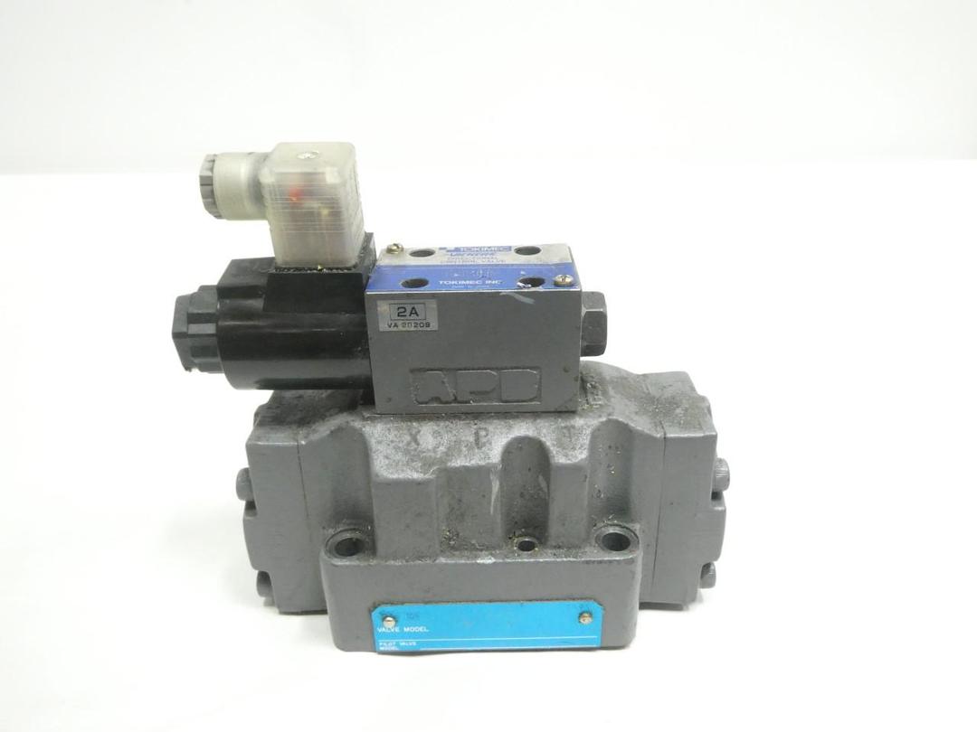 TOKIMEC DG5V-7-2A-U7-H-82-JA526 HYDRAULIC DIRECTIONAL CONTROL VALVE 24V-DC