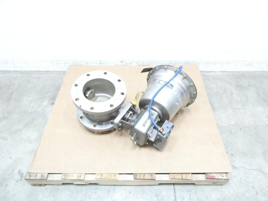 DEZURIK 9711573 VPB BLX V100 PNEUMATIC STAINLESS V-PORT BALL CONTROL ...