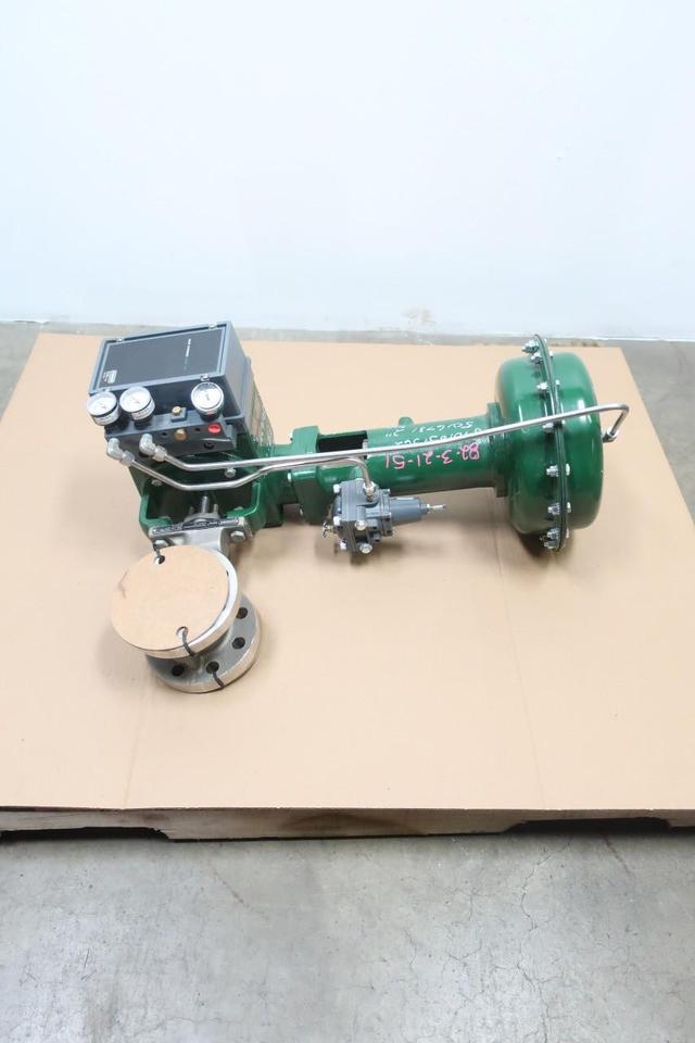FISHER V500 VEE-BALL 1052 SIZE 40 3610J STAINLESS CONTROL VALVE 2IN 300