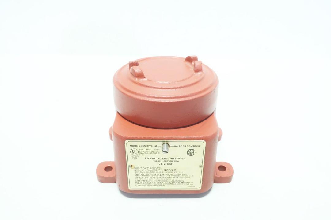 FRANK W. MURPHY VS-2-EXR 115V-AC VIBRATING LEVEL SWITCH
